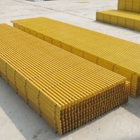 Quality Anti-Slip GFRP FRP Trench Grate with Technique Pultruded Fiberglass Panel for sale