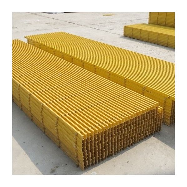 Quality Anti-Slip GFRP FRP Trench Grate with Technique Pultruded Fiberglass Panel for sale