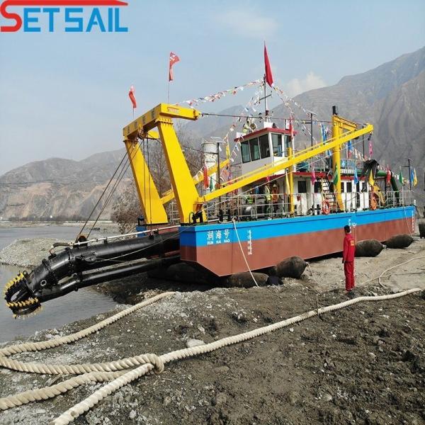 Quality 12 Inch Cutter Suction Mud Dredger with 108kw Diesel Power and Heavy Duty Cutter for sale