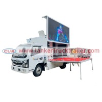 Quality Dongfeng 4X2 P4 LED Billboard Truck with Stage for Concert and Event Promotion for sale