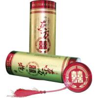 Quality Embossing Print Paper Wine Tube Packaging Tin Lid Cardboard Cans for sale