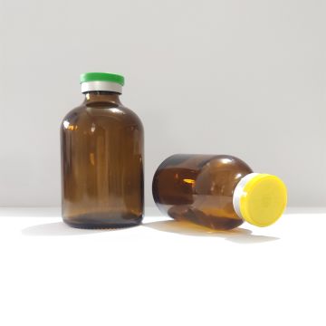 Quality Amber Molded Sodium Calcium Bottle For Injection for sale