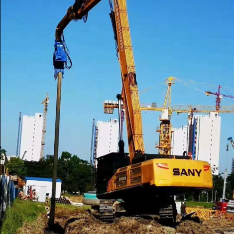Quality High Piling Speed Pile Driver - Low Noise Hydraulic System & Universal Fit for sale
