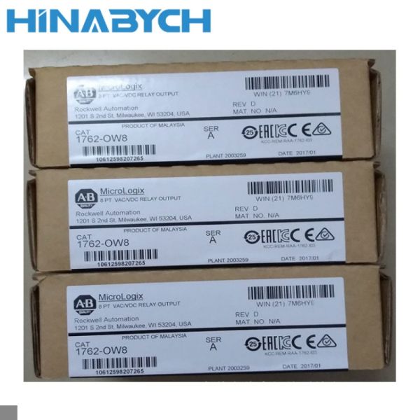 Quality New and Original Ab Rockwell 8-Point VAC/VDC Relay Output Module PLC 1762-Ow8 for sale
