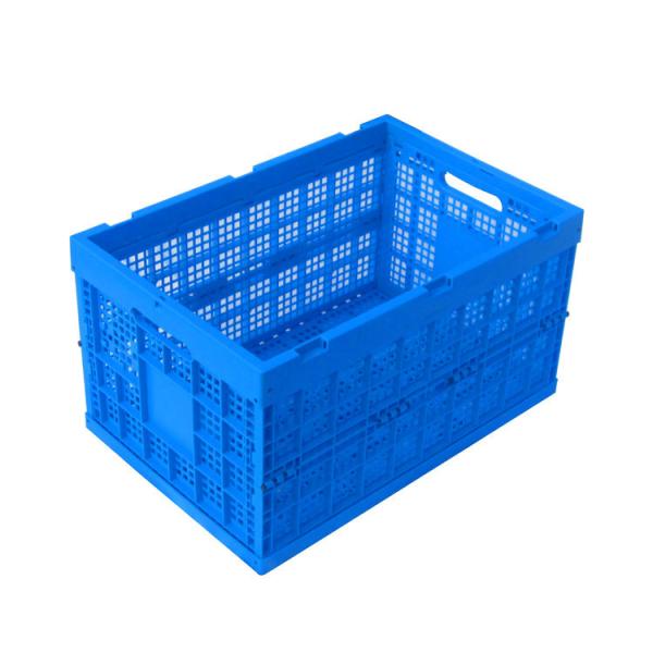 Quality Recyclable HUADING Folding Plastic Crates for Vegetables and Fruits Produce Customized for sale