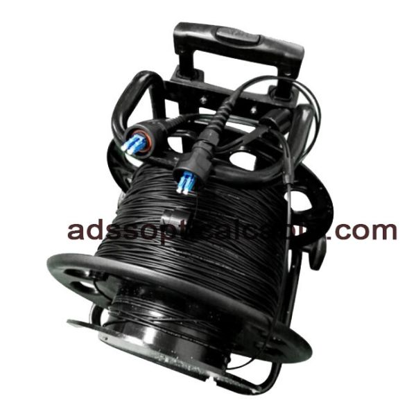 Quality Military Ruggedized Tactical Fiber Optic Cable SM MM With Tight Buffer Coning for sale
