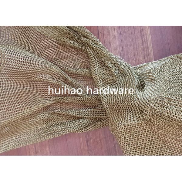 Quality 1.2MMX10MM Fire Protection Metal Ring Mesh for Partition Wall Fabrication for sale