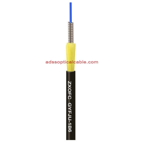 Quality Military Tactical Fiber Optic Cable With TPU 2 4 6 Core 9/125um Tight Buffer for sale