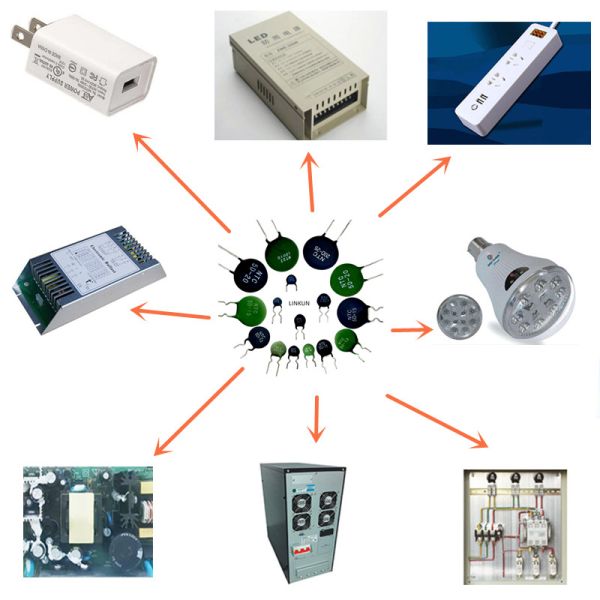 Quality Small MF72 20D-7 NTC Power Thermistor For LED Power Ballast Inrush Current for sale