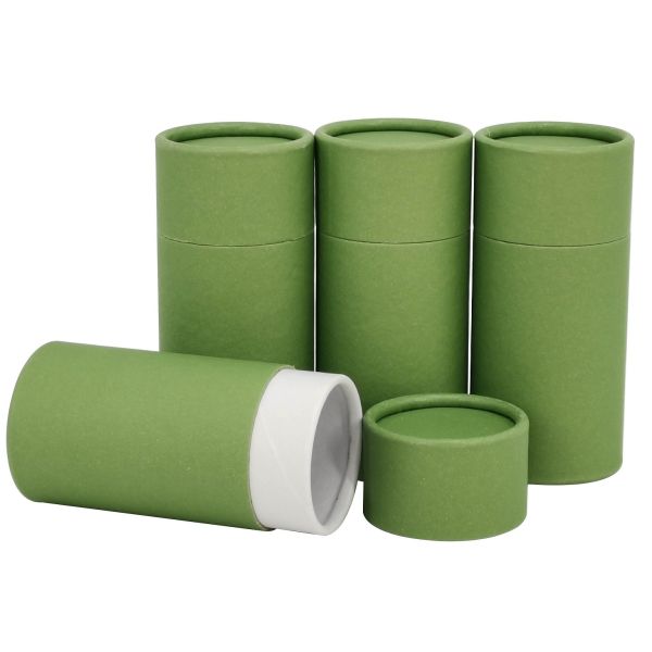 Quality Biodegradable Essential Oil Packaging Custom Logo Cosmetic Paper Tube for sale