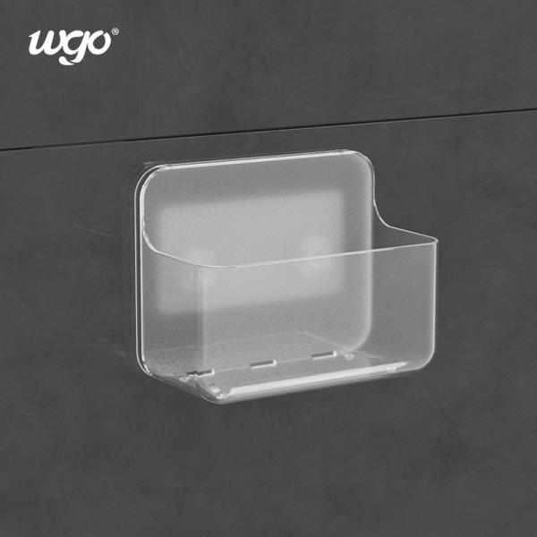 Quality Patented Sticker Strongly Mounted Self Adhesive Shower Caddy Clear Fittings for sale