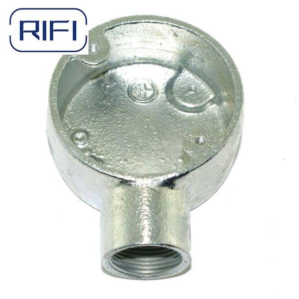 Quality Loop In Box Circular Junction Box Electrical Conduit With 20mm Hole for sale