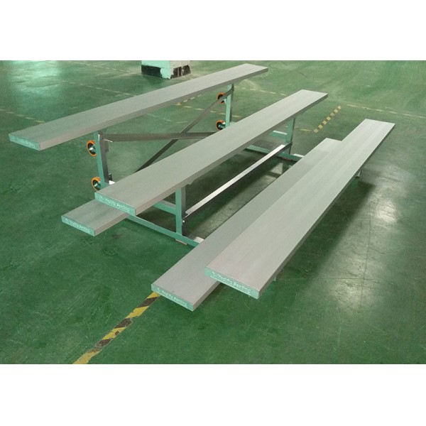 Quality Portable Bleachers Temporary Spectator Stands Moveable With Single Footboard for sale