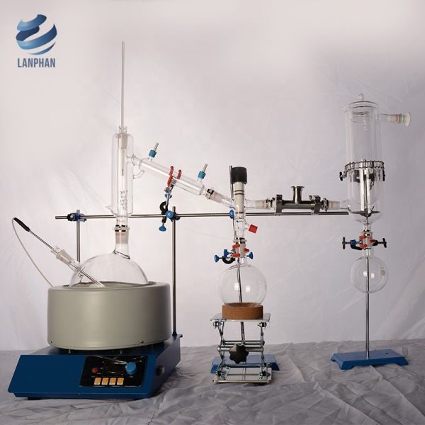 Quality Glass Cbd Oil 5L Short Path Distillation Equipment for sale