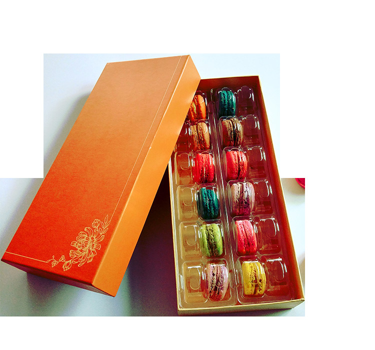 Macaron packaging display