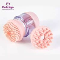 Quality Multi Functional 6x12cm Silicone Brush Pet Bathing Tool for sale