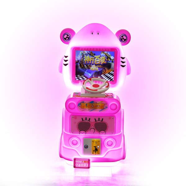 Quality Dreamland Coin Operated Shark Baby Car Racing Video  Kids Game Machine Cute Cabinet Children Arcade Game Machine for sale