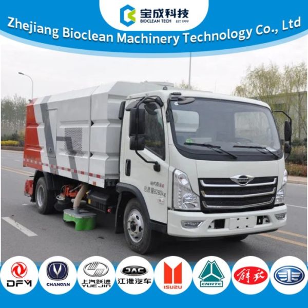 Quality Safety 8.3ton Diesel Truck Mounted Road Sweeping Machine ZBJ5080TSLB6 for sale