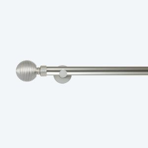 Quality 6m Length Pipe Curtain Rods Circles Ball Decorative Head Iron Pole For Bedroom for sale
