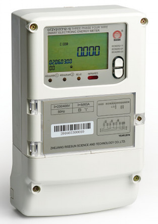 Quality 3 Phase Smart Amr Electric Meter With GPRS PLC LORA Module Iec62052 11 for sale