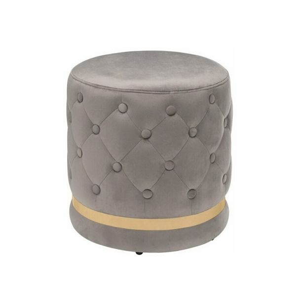 Quality Plastic Wooden Round Ottoman Stool Seat Chair Pouf for sale