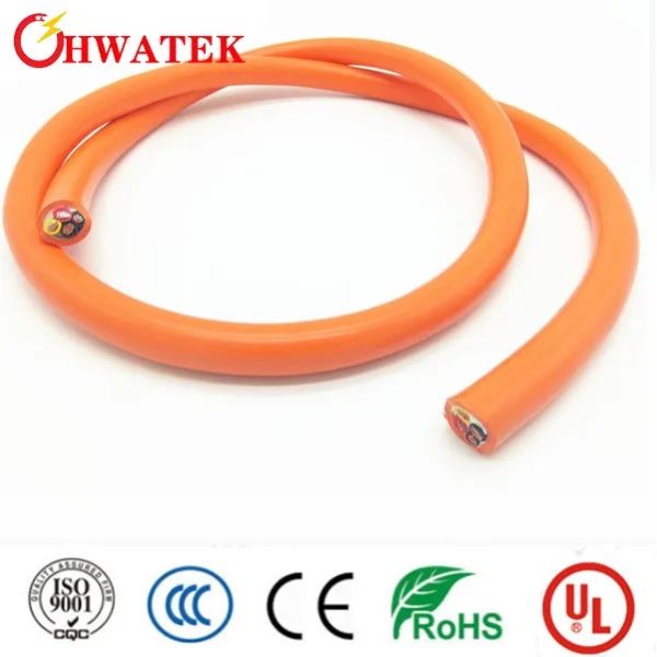 Quality Custom Bare Copper Stranded EV Charging Cable with EVI-2 Insulation and EVM-1 for sale