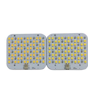 Quality Yellow Silk Screen Aluminum LED PCB with HASL Lf Surface Finishes for sale