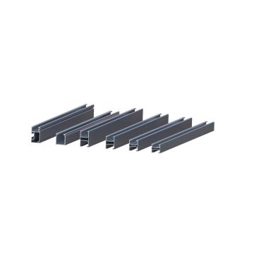Quality Natural Photovoltaic Aluminium Solar Panel Mounting Rails AL6005 Metal Roof for sale
