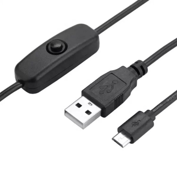 Quality OEM ODM Micro USB Cable , USB Charging Cord 3.3ft With ON OFF Switch for sale
