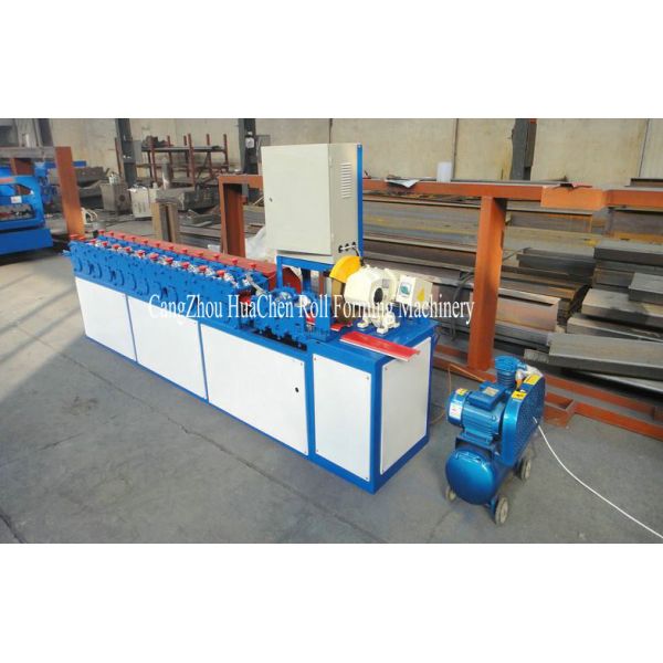 Quality 3m Length Portable Shutter Door Roll Forming Machine With Fly Saw Cutting System for sale