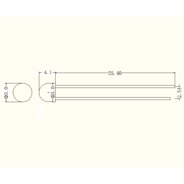 Quality Φ3mm（white） for sale