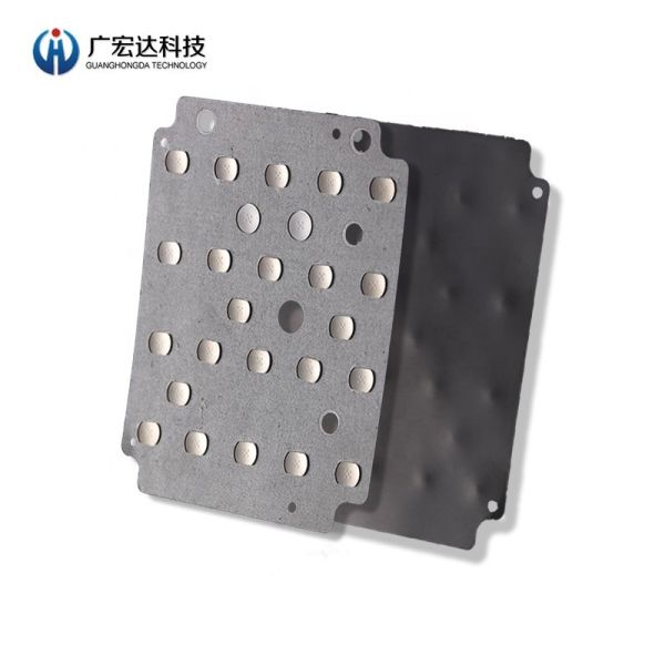 Quality Dustproof Metal Dome Arrays Customized PET Silver Pattern Printing For Bank for sale