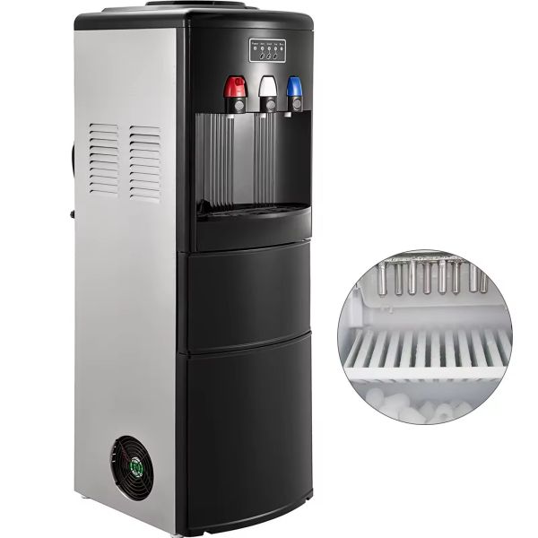 Quality Dispense Hot Cold Water with App-Controlled Ice Maker Vertical Dispenser for sale