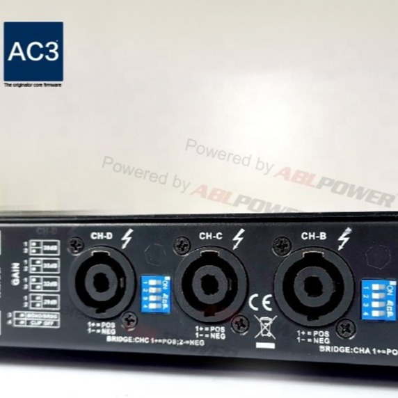 Quality 18 Inch 2000w 4 Channel Professional Power Amplifier for sale