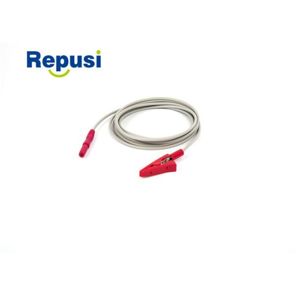 Quality Reusable Single Alligator Clip Leads Red Clip Color 150m Length for sale
