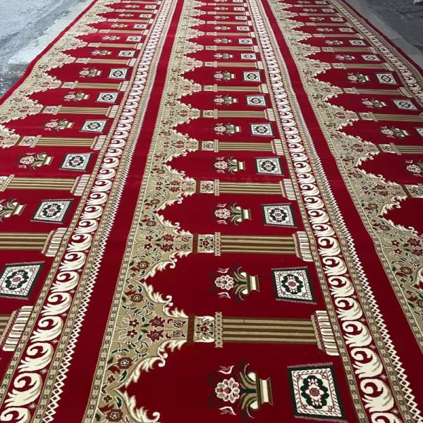 Quality Best Prices for MACHINE MADE Wall to Wall Mosque Carpet Upgrade Your Mosque Now for sale