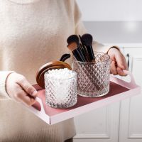 Quality Modern Design Sustainable Kitchen Canister Set With Lid Crystal Storage Jars Set for sale