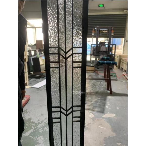 Quality New design decorative door inserts glass for sale