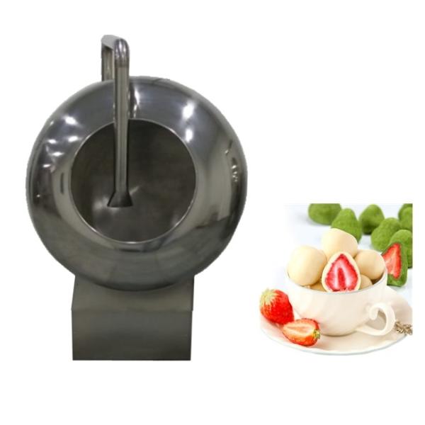 Quality Chocolate Coating 32rpm 600mm Chocolate Panning Machine for sale
