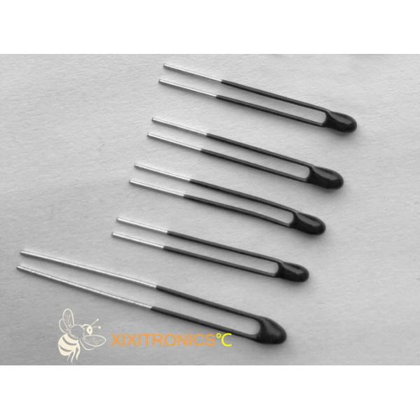 Quality 10K, 50K, 100K, 200K,1M, 2M Extended Upper Leads Epoxy Coated NTC Thermistor for sale