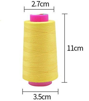 Quality All-Purpose Black Polyester Sewing Thread 3000 Yards for Sewing Machine 40s/2 for sale