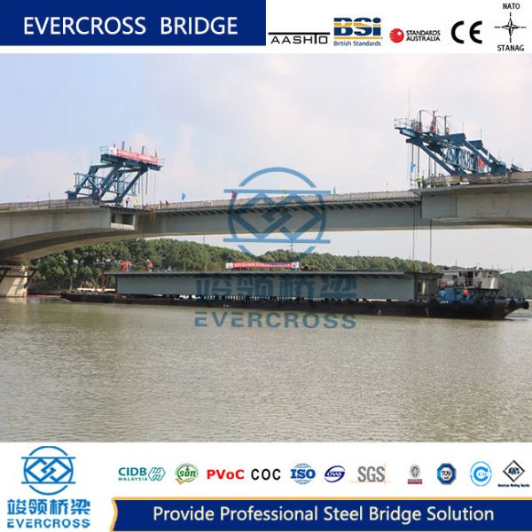 Quality High Strength Q345B-Q460C Grade Steel Box Bridge Prefabricated Steel Bridge for sale