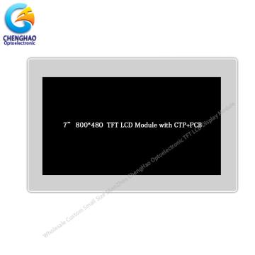 Quality 800x480 I2C 250cd/M2 TFT LCD Touch Screen 7" CTP PCB With Drive Board for sale