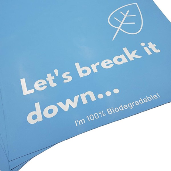Quality Custom Printed Corn Starch Made Biodegradable Eco Friendly Plastic Mailing for sale