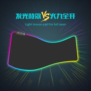 Quality Appealing Large Rgb Gaming Mouse Pad Mat Anti Slip Rubber Base for sale