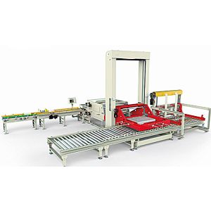 Quality Water Automatic Palletizing System Bag Palletizer Machine Mitsubishi Servo Motor for sale