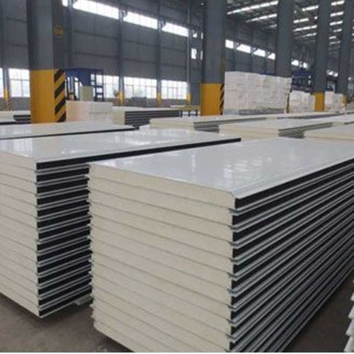 Quality Exterior Wall Insulation Polyurethane Foam Sandwich Panels Fireproof 950mm for sale