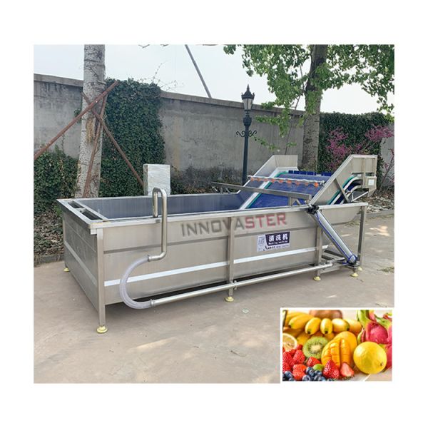 Quality Hotels Air Bubble Water Circulation Lettuce Tomato Strawberry Leaf Vegetable Fruit Washing Machine for sale