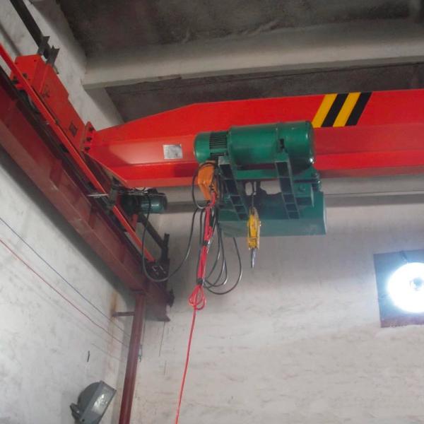 Quality Automatic Single Girder Overhead Crane 5 Ton With Electric Hoist for sale