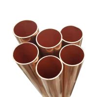 Quality 99.99% Pure Copper Round Pipe High Tensile Strength for sale